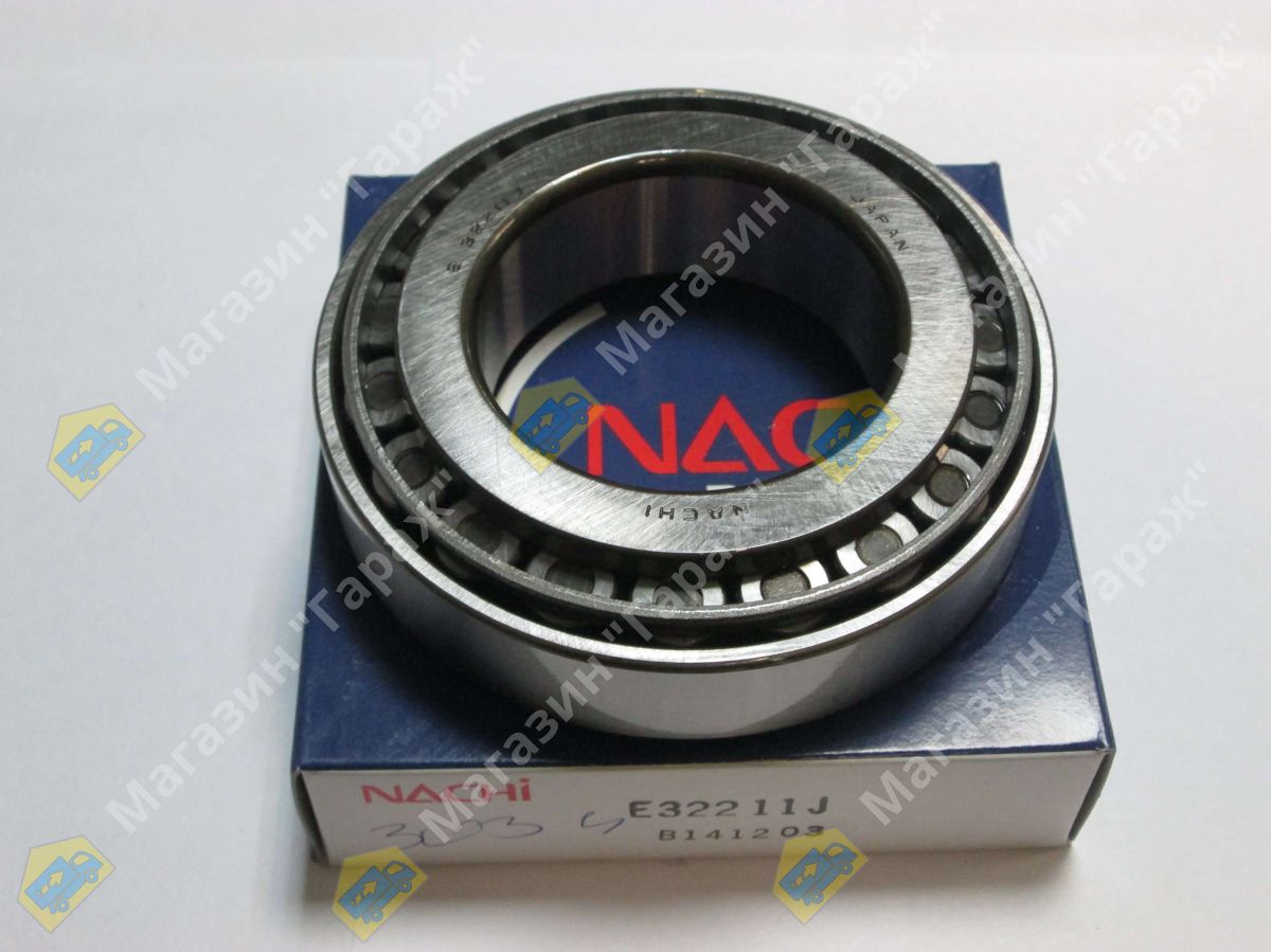 Подшипник 32211 KOYO/NACHI 55х100х27 передний внутренний NISSAN UD ...